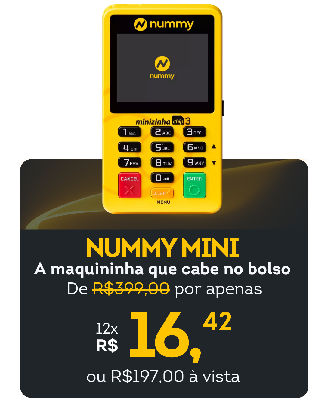 Nummy - A melhor maquininha de cartão para empreendedores - Nummy